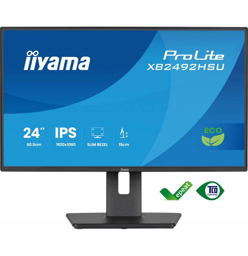 iiyama ProLite 24” IPS Full HD panel with 4-side slim bezel, B energy ...